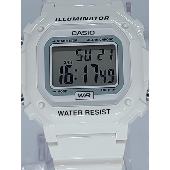 Casio | Accessories | Casio Digital Illuminator Sport Watch White Resin ...